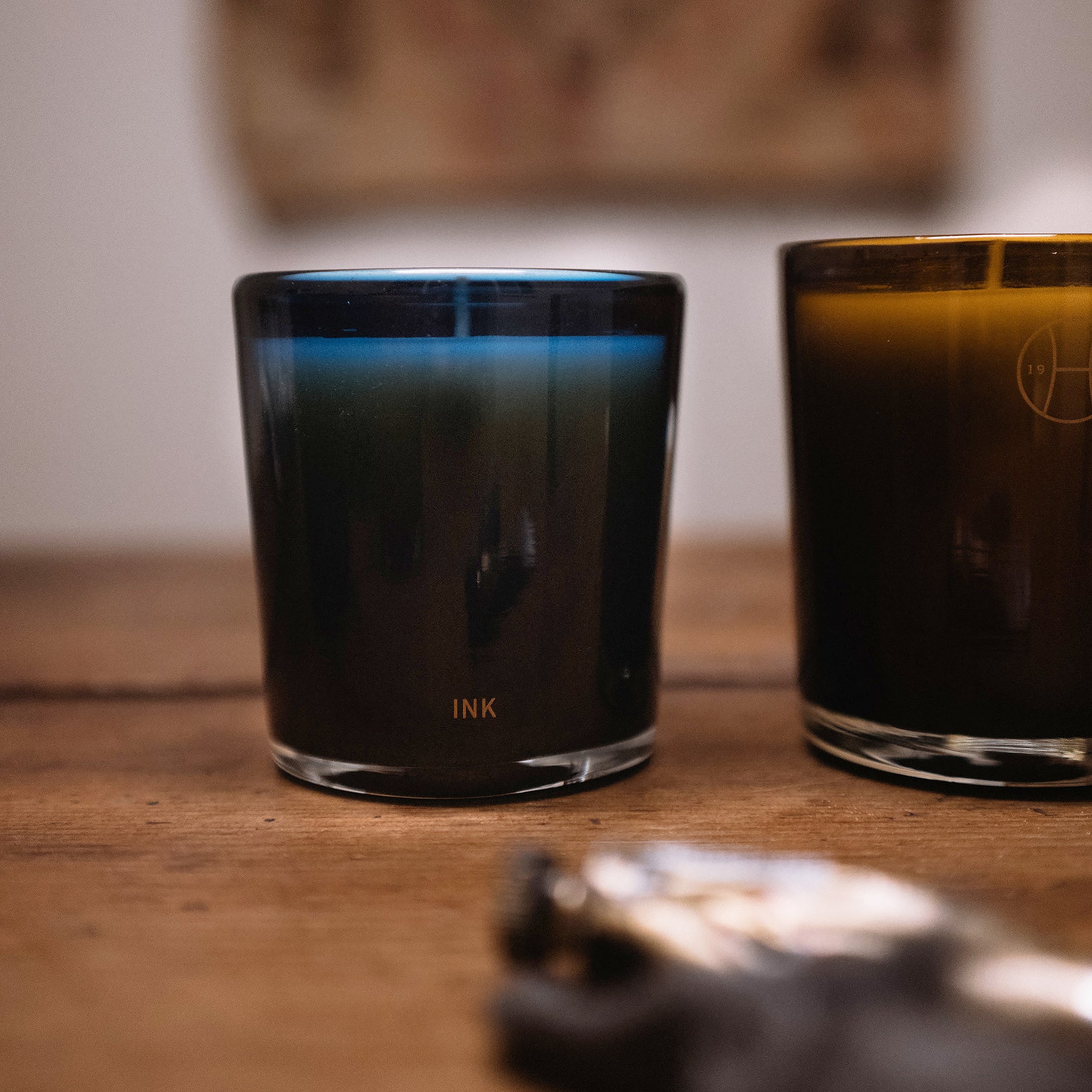 Ink Handblown Refillable Candle – Perfumer H
